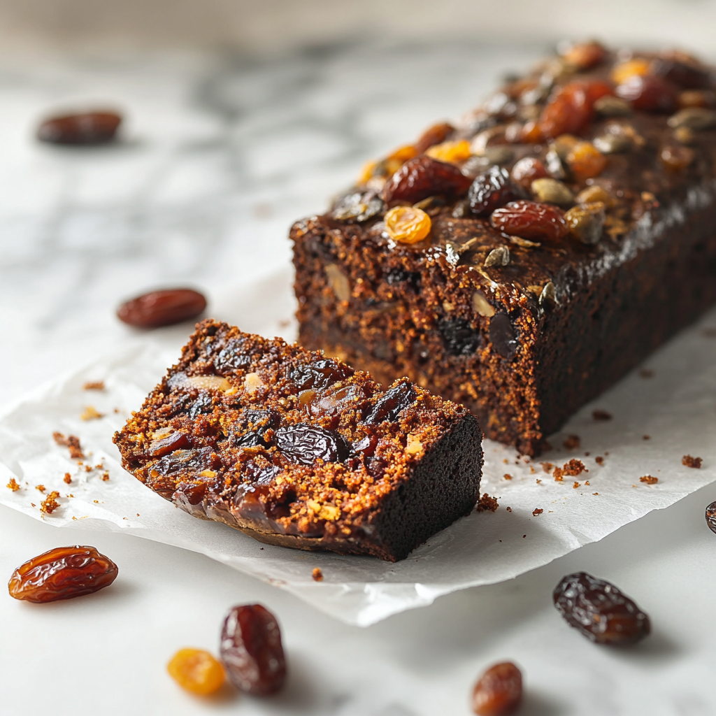 Sugar-Free Dates & Raisin Loaf Cake - Cake Villa